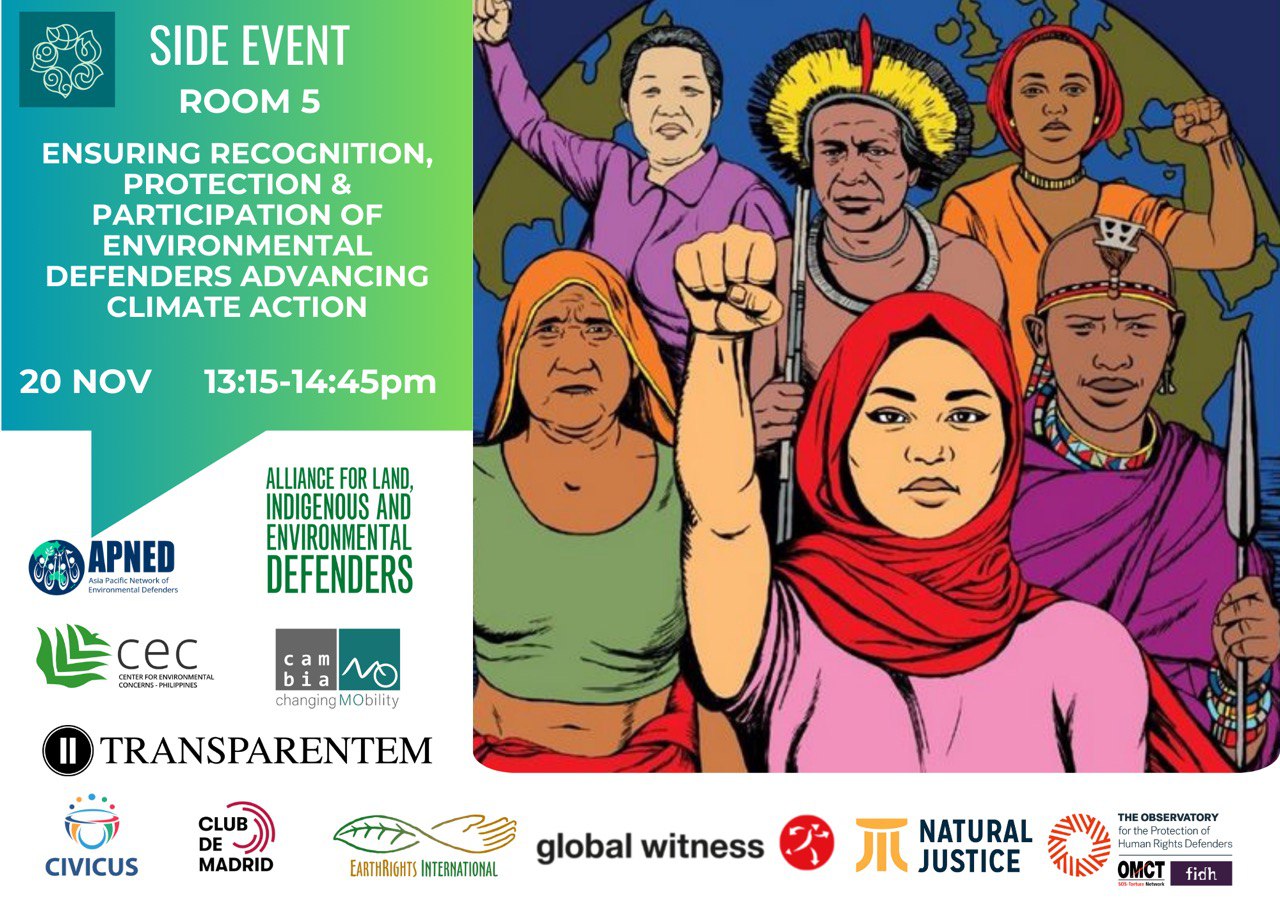 COP29 Side Event: Recognizing, Protecting, and Empowering Environmental ...